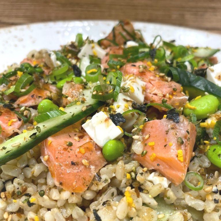 Japanese Hot-Smoked Salmon & Rice Salad - Forestway Fresh